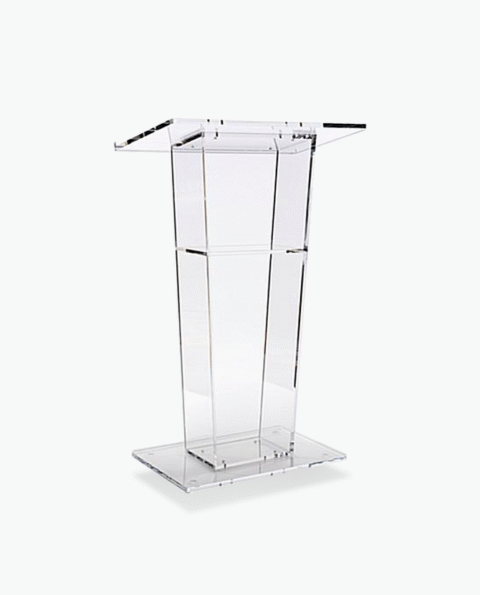 Podium Rentals - Deluxe Clear Podium - Rentalry